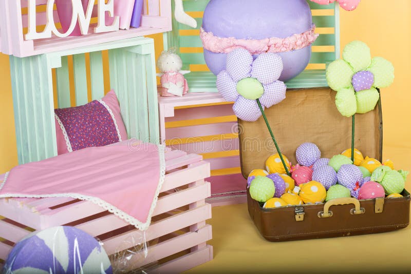 Spring time decor stock photo. Image of nursery, bright - 68999452