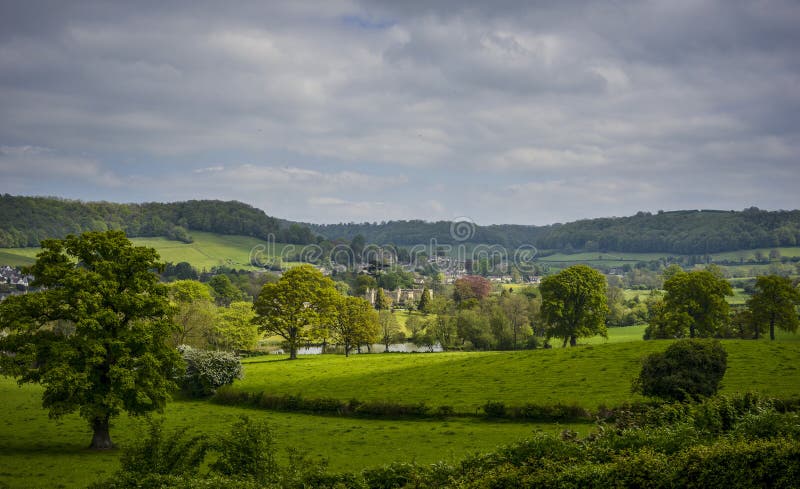 Spring time in England stock image. Image of trees, quiet - 92930285