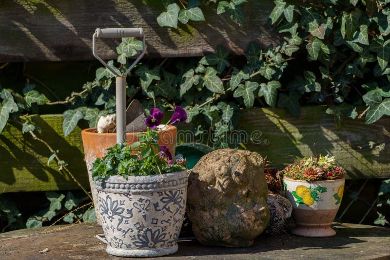 Spring Time in a German Garden Stock Image - Image of travel, blossom ...