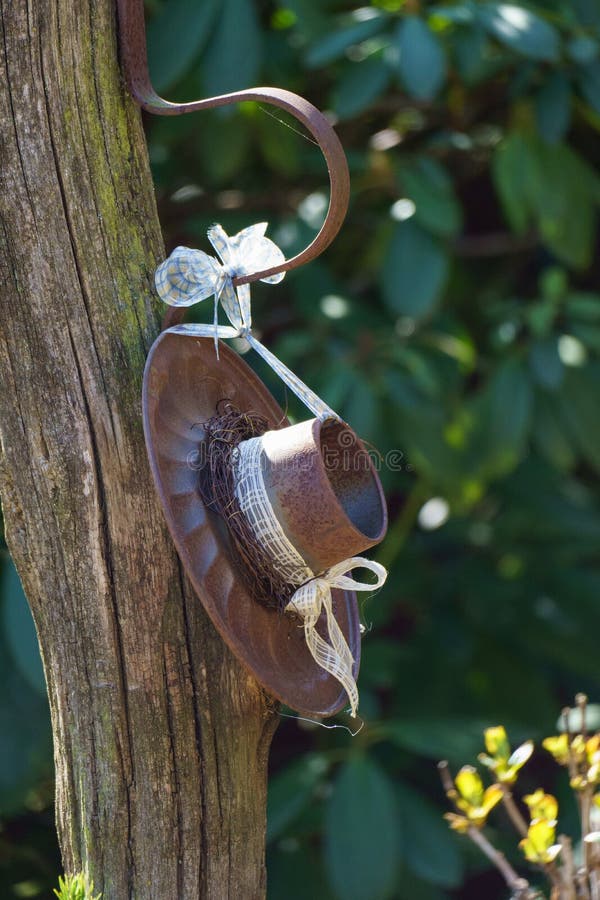 Spring Time in a German Garden Stock Image - Image of table, bleeding ...