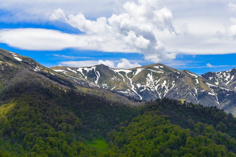 Spring Time in the Mountains Stock Image - Image of beautiful, pristine ...
