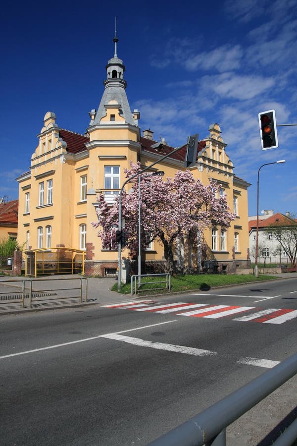 Spring in town stock photo. Image of lights, lawn, flower - 21400026