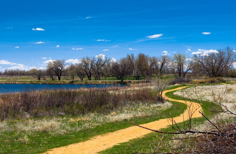 Spring Trail stock photo. Image of recreation, nature - 143967034