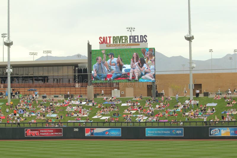 Spring Training at Salt River Fields, Arizona Editorial Photography ...