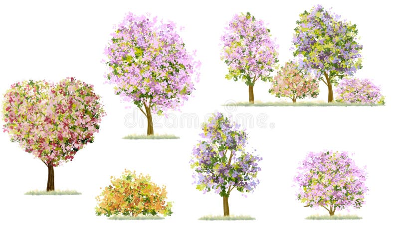 Tree Growing Side Stock Illustrations – 280 Tree Growing Side Stock ...