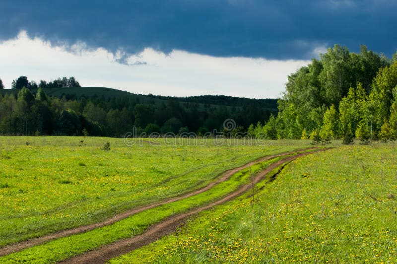 Spring tree sunset stock photo. Image of nature, cloud - 122722568
