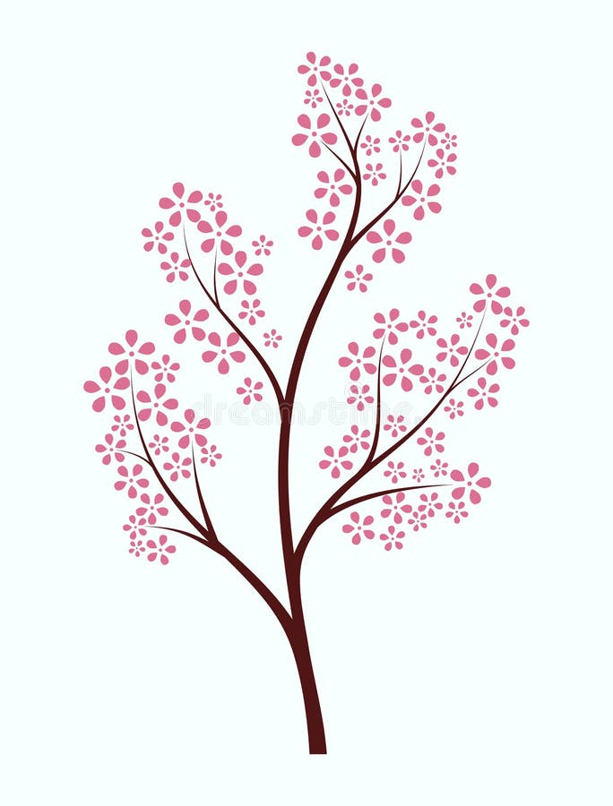 Spring tree stock vector. Illustration of drawing, trees - 67788091