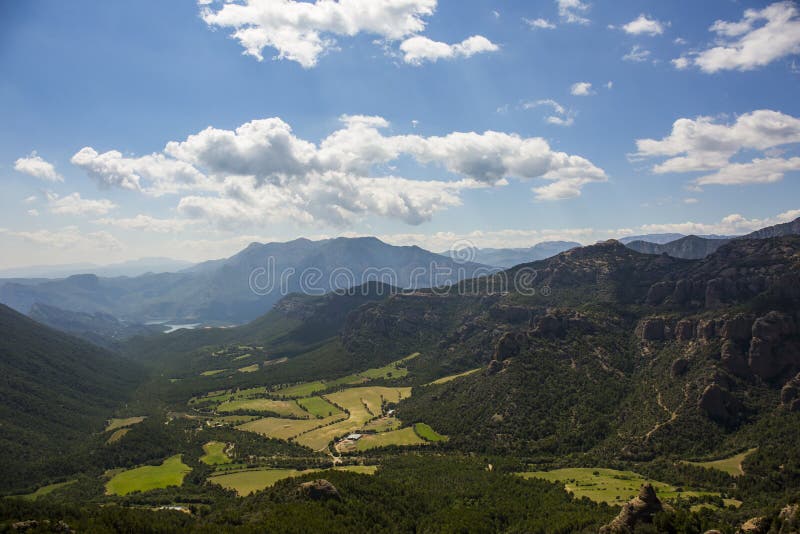 Spring in Tremp, Lleida, Pyrenees, Spain Stock Photo - Image of natural ...