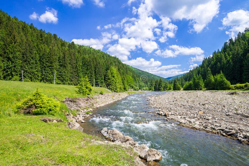 Spring in Ukraine stock photo. Image of scenery, river - 110562126