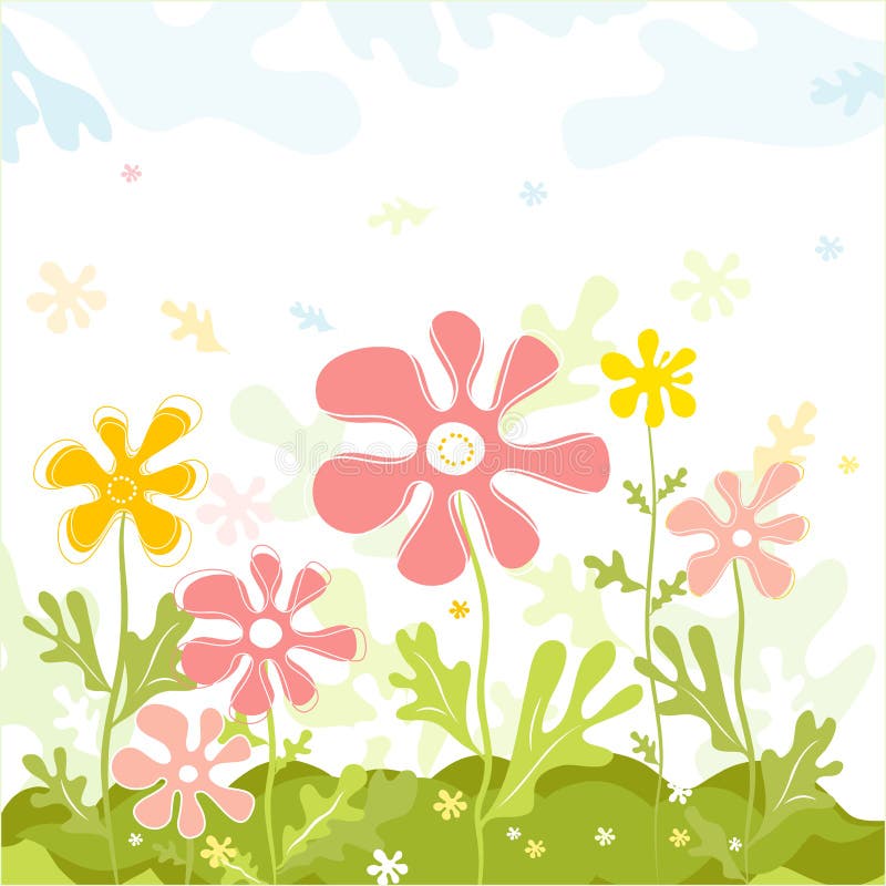 Spring vector flowers stock vector. Illustration of detail - 2902687