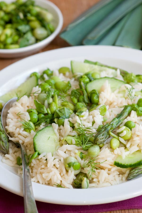 Spring Vegetable Basmati Rice Stock Photo - Image of vegetable, basmati ...