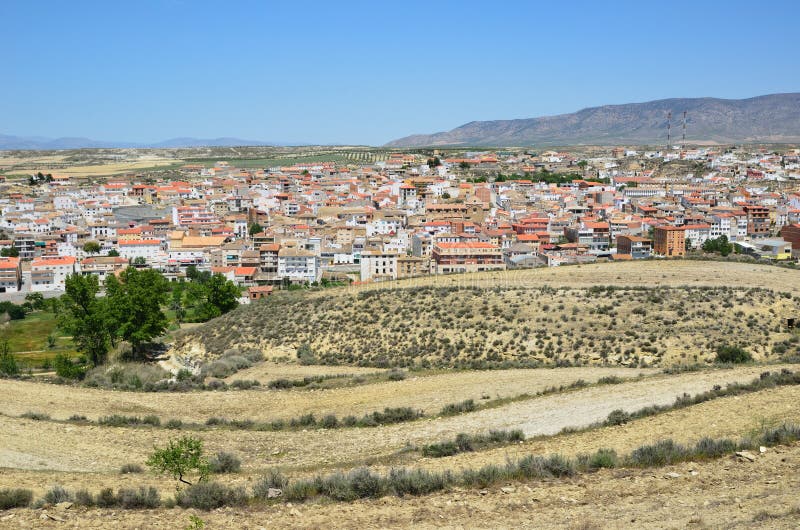 Spring view of Granada stock photo. Image of unsurfaced - 27147826