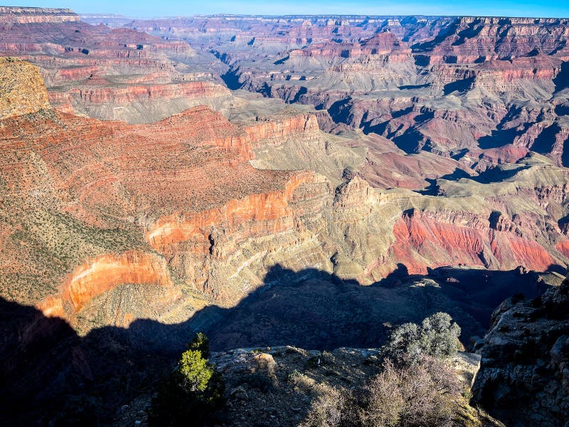 Spring View in Grand Canyon at Navajo Point Stock Photo - Image of ...