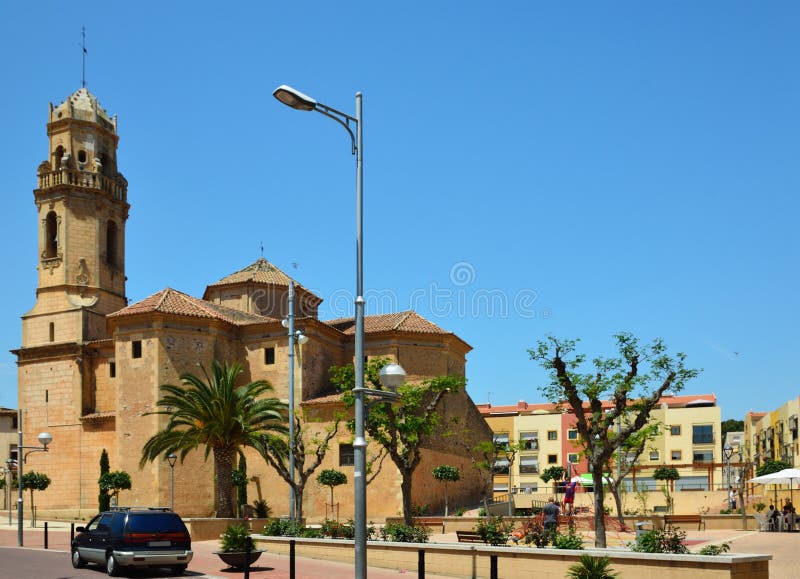 Spring View of the Spanish Town Editorial Stock Image - Image of ...