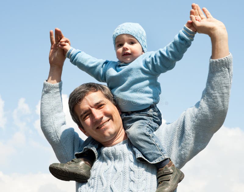 Spring walk with dad stock photo. Image of friendship - 13833602