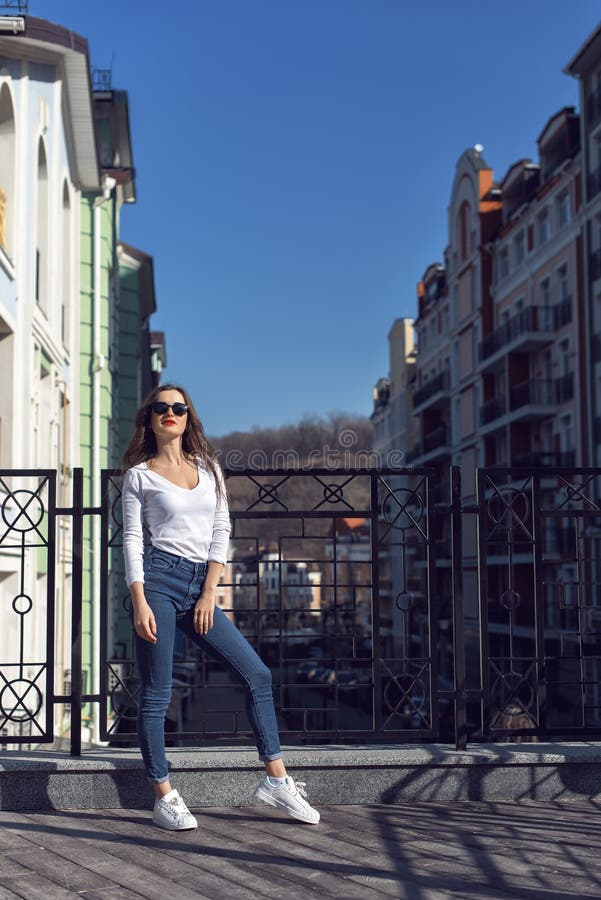 Spring Walk through the Residential Old Quarter Stock Image - Image of ...