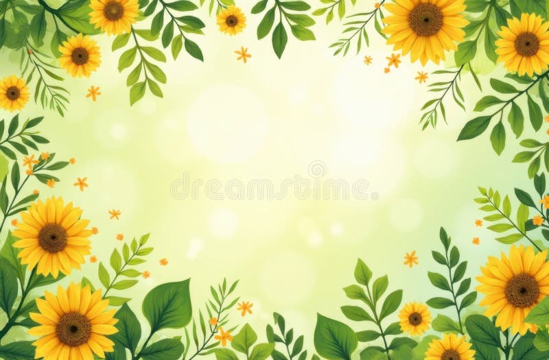 A Spring Wallpaper with Flowers at 26-1-2025 Stock Illustration ...