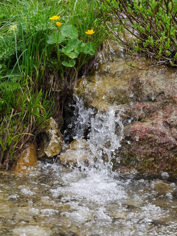 Spring water fountain stock image. Image of cleanse, ecosystem - 97672175