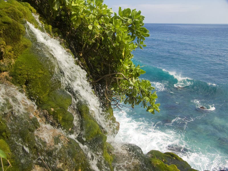 Spring water stock image. Image of island, flowing, penida - 51280877