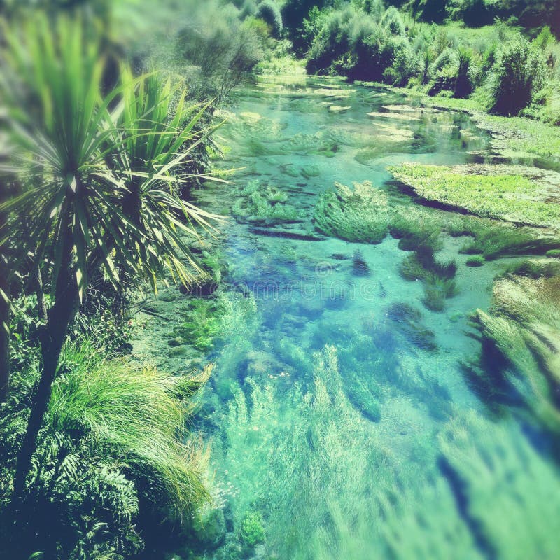 Spring water stock photo. Image of water, grass, stream - 54227382