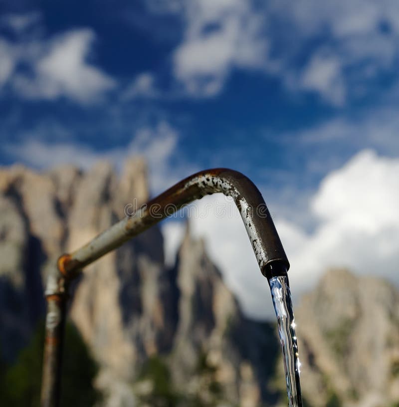 Spring Water from the Source Stock Image - Image of pristine, food ...