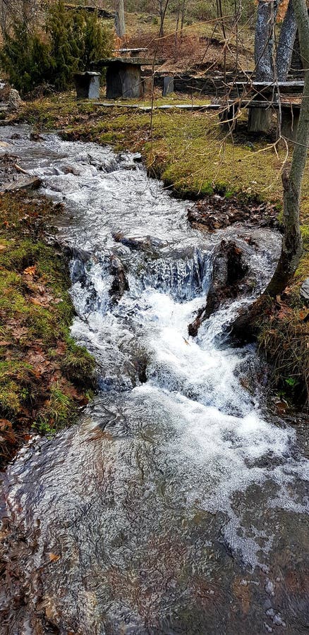 Spring water stock image. Image of flow, springs, river - 112219429