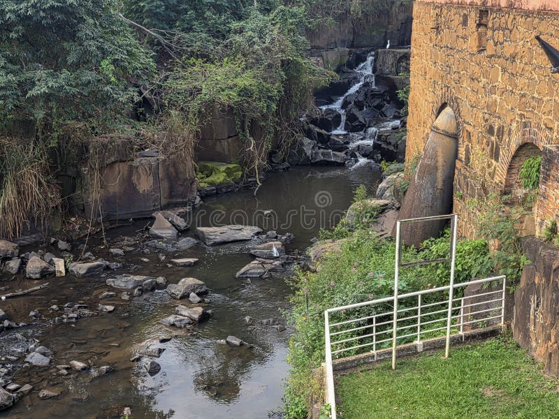 Spring of Waters Diverted from the Main Flow of the River Stock Photo ...