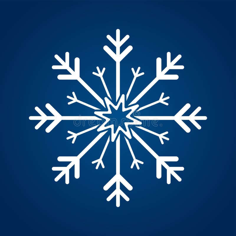 A Spring and Winter Snowflake Symbol, Icon, Logo for Design Christmas ...