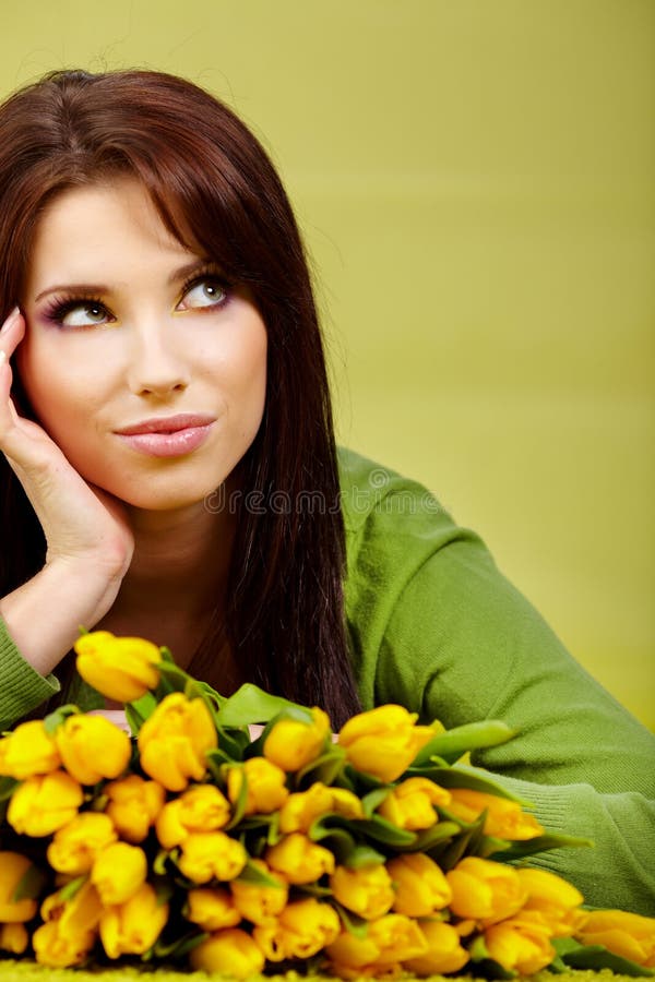 Spring woman stock photo. Image of fashion, holiday, color - 13164506