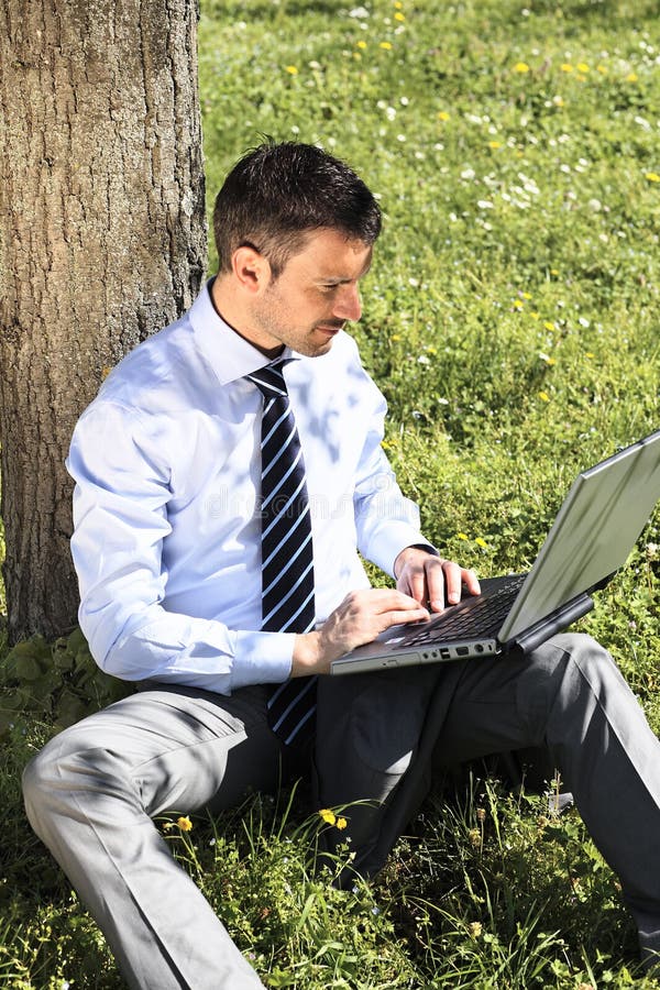 Spring work stock image. Image of adult, communications - 25008561