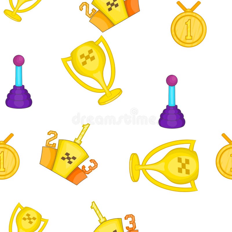 Springa Och Konkurrensmodell, Tecknad Filmstil Vektor Illustrationer ...