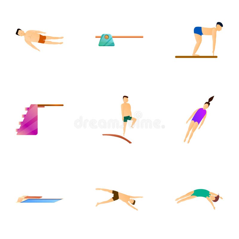 Springboard Set Stock Illustrations – 398 Springboard Set Stock ...