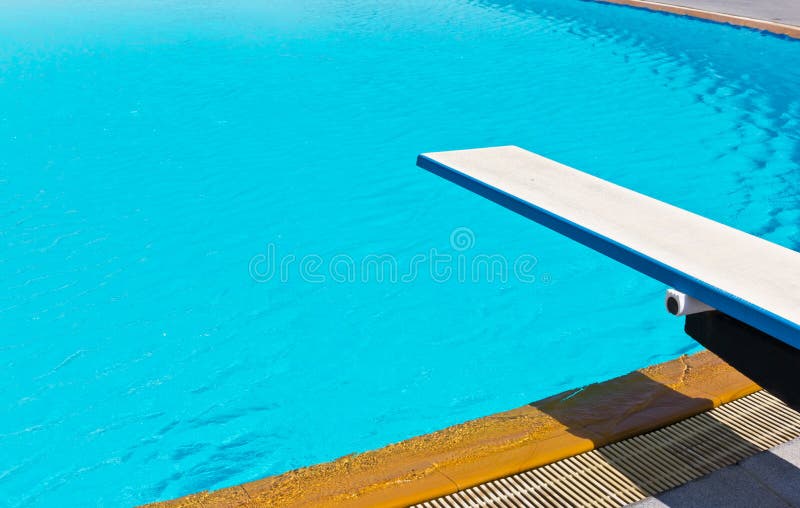 Swimming pool springboard stock image. Image of relax - 2661111