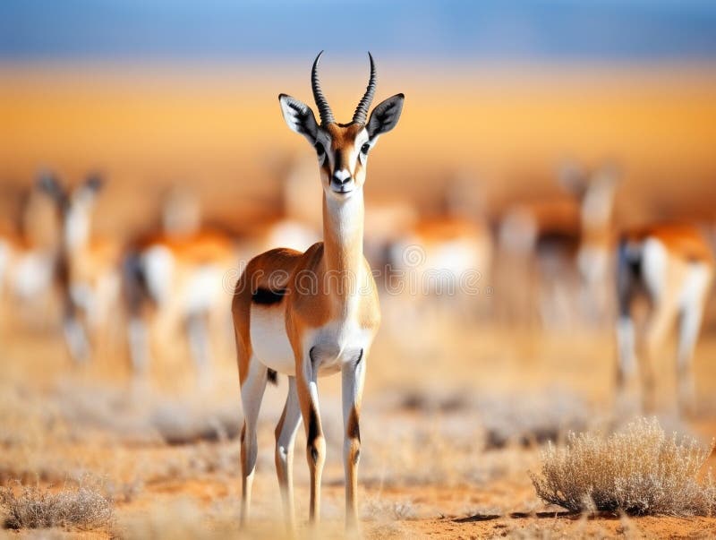 Springbok stock illustration. Illustration of african - 293705879