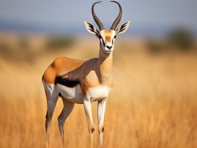 Springbuck Made with Generative AI Illustration Stock Illustration ...