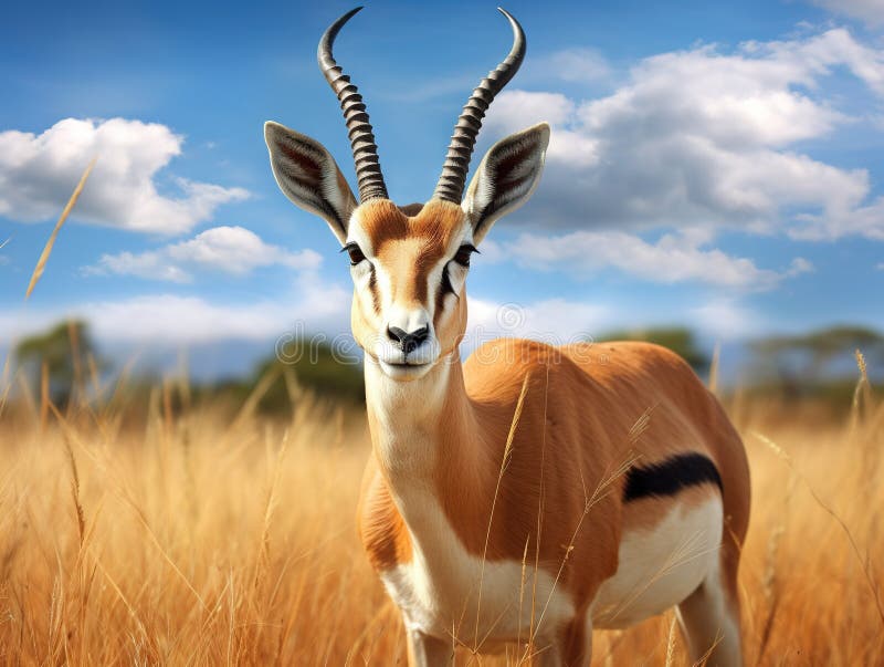 Springbuck Made with Generative AI Illustration Stock Illustration ...