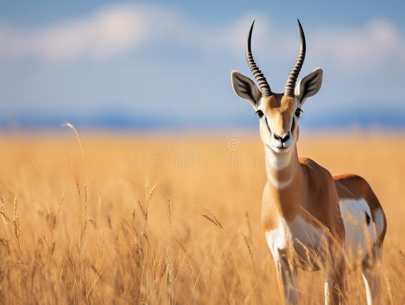 Springbuck Made with Generative AI Illustration Stock Illustration ...