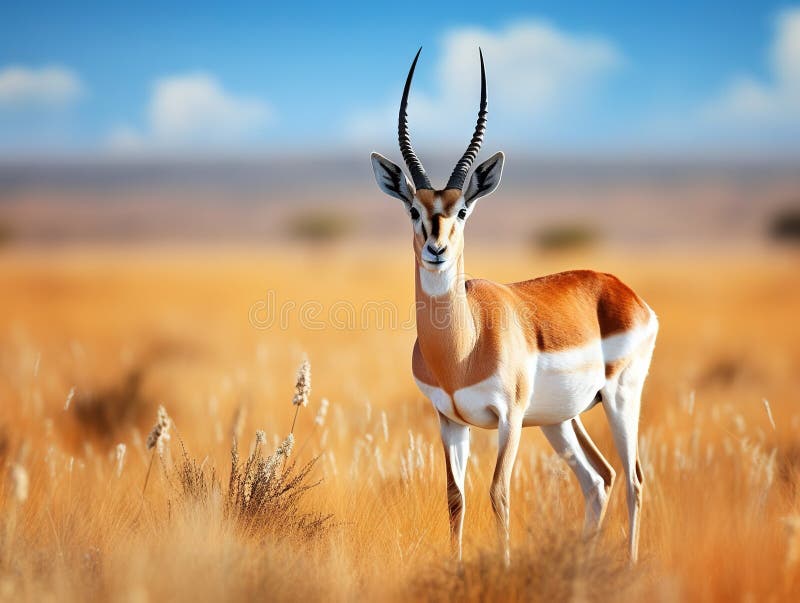 Springbuck Made with Generative AI Illustration Stock Illustration ...