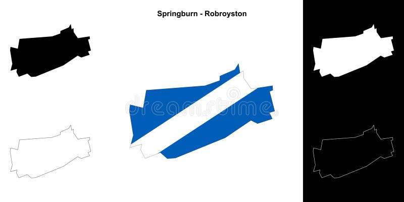 Robroyston Outline Map Stock Illustrations – 1 Robroyston Outline Map ...