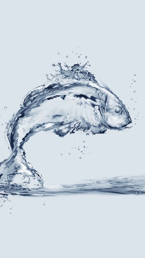 Springende Wasser-Fische stockbild. Bild von tropfenfänger - 34372159