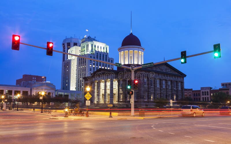 Springfield, Illinois, USA, Illinois State Capitol Building Editorial ...