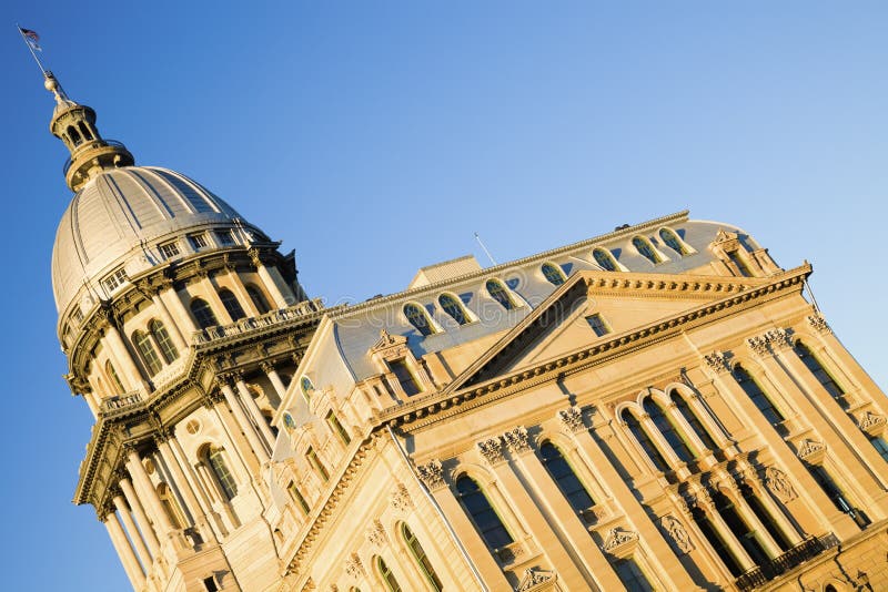 Springfield, Illinois - State Capitol Stock Image - Image of structure ...