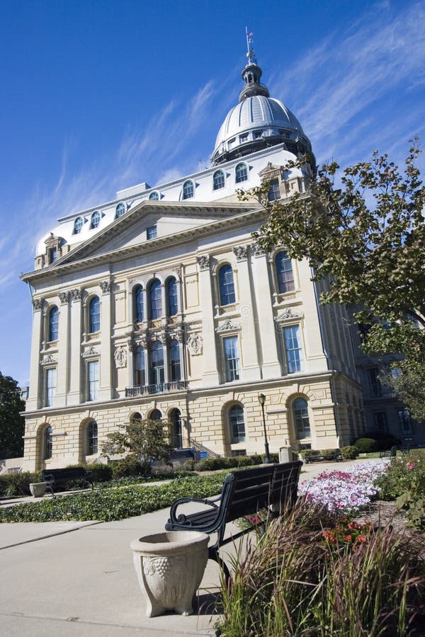 Springfield, Illinois - State Capitol Stock Photo - Image of style ...