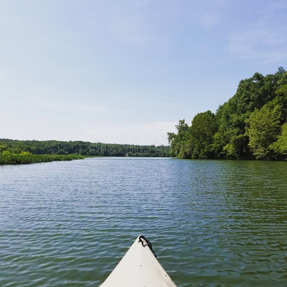 Springfield Lake 1 stock image. Image of kayak, lake - 230012639