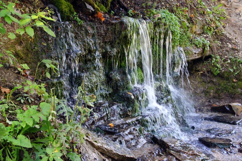 Springs stock image. Image of source, scenery, rock, flora - 88463307