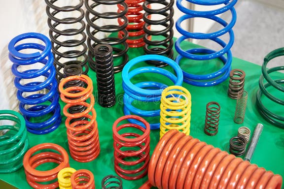 Springs for Shock Absorbers Stock Photo - Image of spare, shiny: 386461622