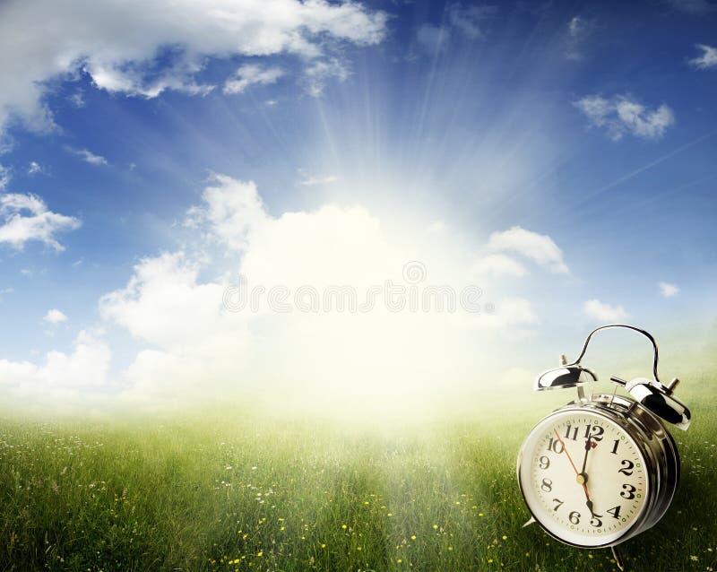 Springtime stock photo. Image of reminder, alarm, meadow - 43656040