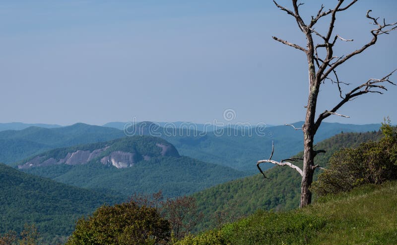 Springtime Appalachian Mountain View Along the Blue Ridge Parkway Stock ...