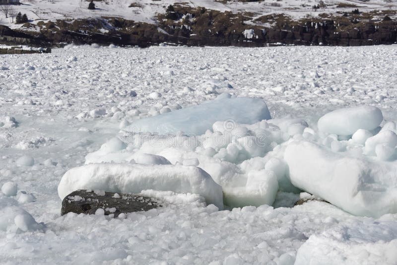 Springtime Atlantic Ocean Pack-ice, Newfoundland and Labrador, Canada ...