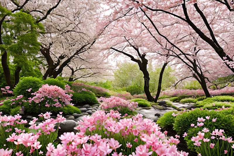 Springtime Botanicals. a Collection of Botanical Elements Associated ...